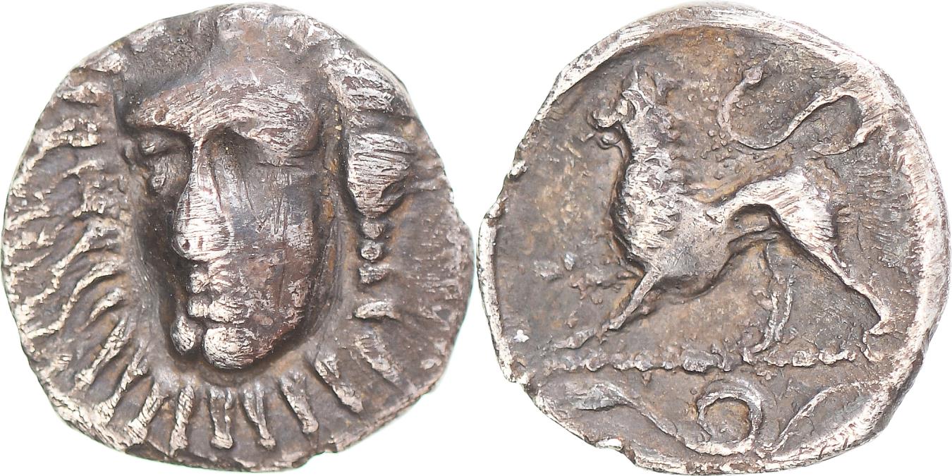 Coin, Campania, Obol, ca. 325-275 BC, Phistelia, , Silver, HN Italy:619