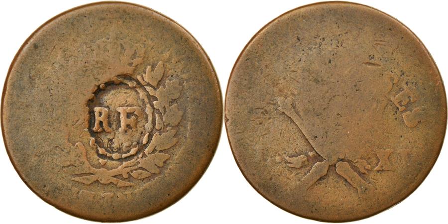 Coin, FRENCH COLONIES, Louis XV, 12 Deniers, Sol, 1767, Paris, , Bronze