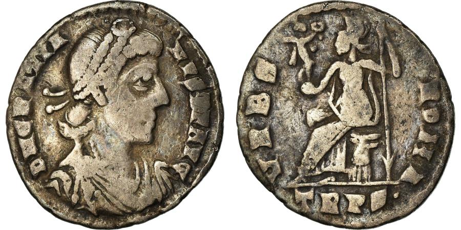 Coin, Gratian, Siliqua, Trier, , Silver, RIC:27f | Roman Imperial Coins