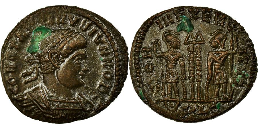 Coin, Constantine II, Nummus, London, AU(55-58), Bronze, Cohen:122