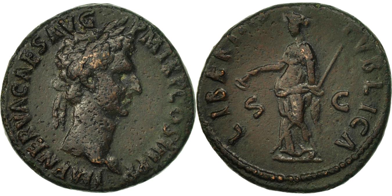 Nerva, As, 97, Rome, Bronze, , RIC:86 | Roman Imperial Coins