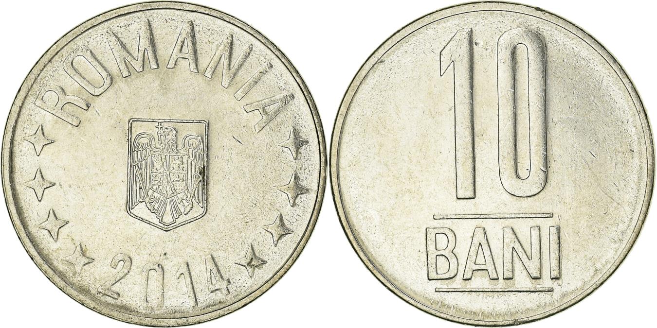 Coin, Romania, 10 Bani | European Coins