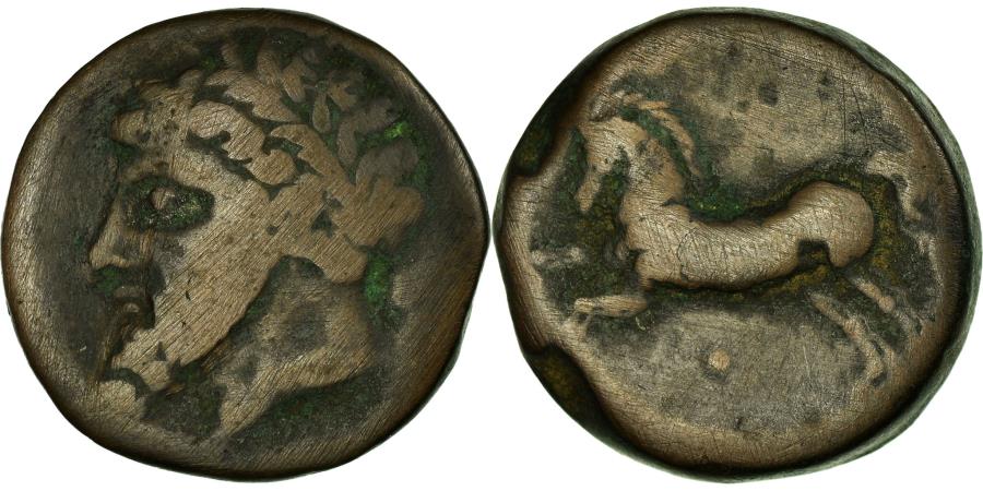 Coin, Numidia (Kingdom of), Massinissa or Micipsa, Bronze Unit,