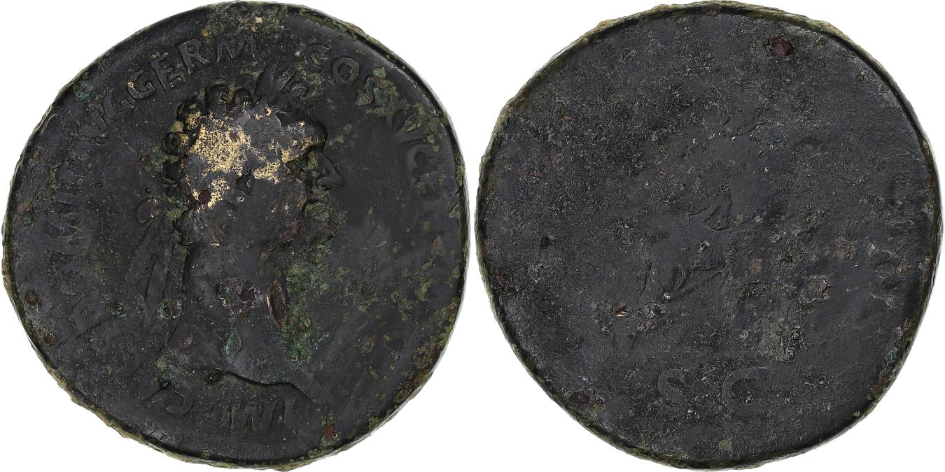 Domitian, Sestertius, 90-91, Rome, Bronze, , RIC:702 | Roman Imperial Coins