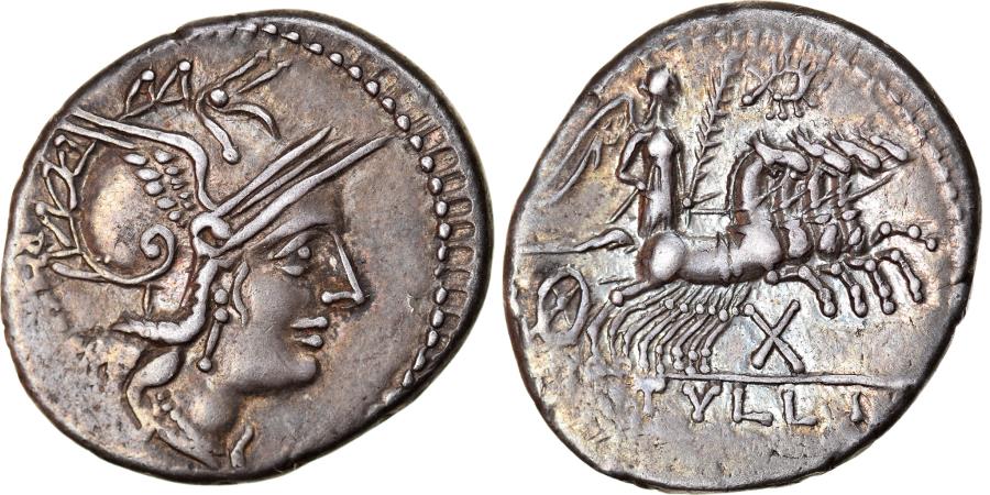 Coin, Tullia, Denarius, 120 BC, Roma, , Silver, Babelon:1 | Roman ...