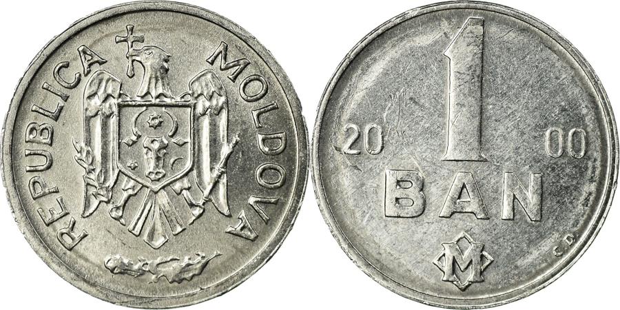 Coin, Moldova, Ban, 2000, , Aluminum, KM:1 | European Coins