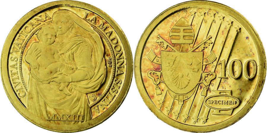 Coin, VATICAN CITY, 100, 2013, Specimen, , Gold | European Coins