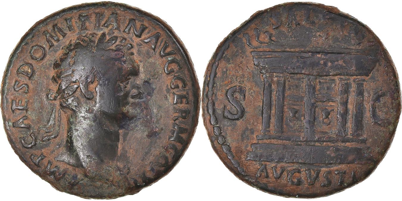 Coin, Domitian, As, 81-96, Rome, , Bronze, RIC:305 | Roman Imperial Coins