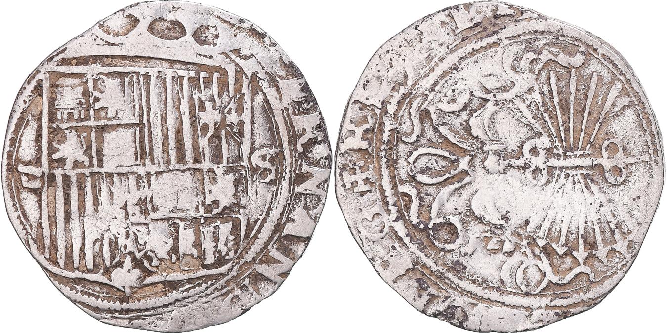 Coin, Spain, Ferdinand & Isabella, Real, Seville, , Silver | European Coins
