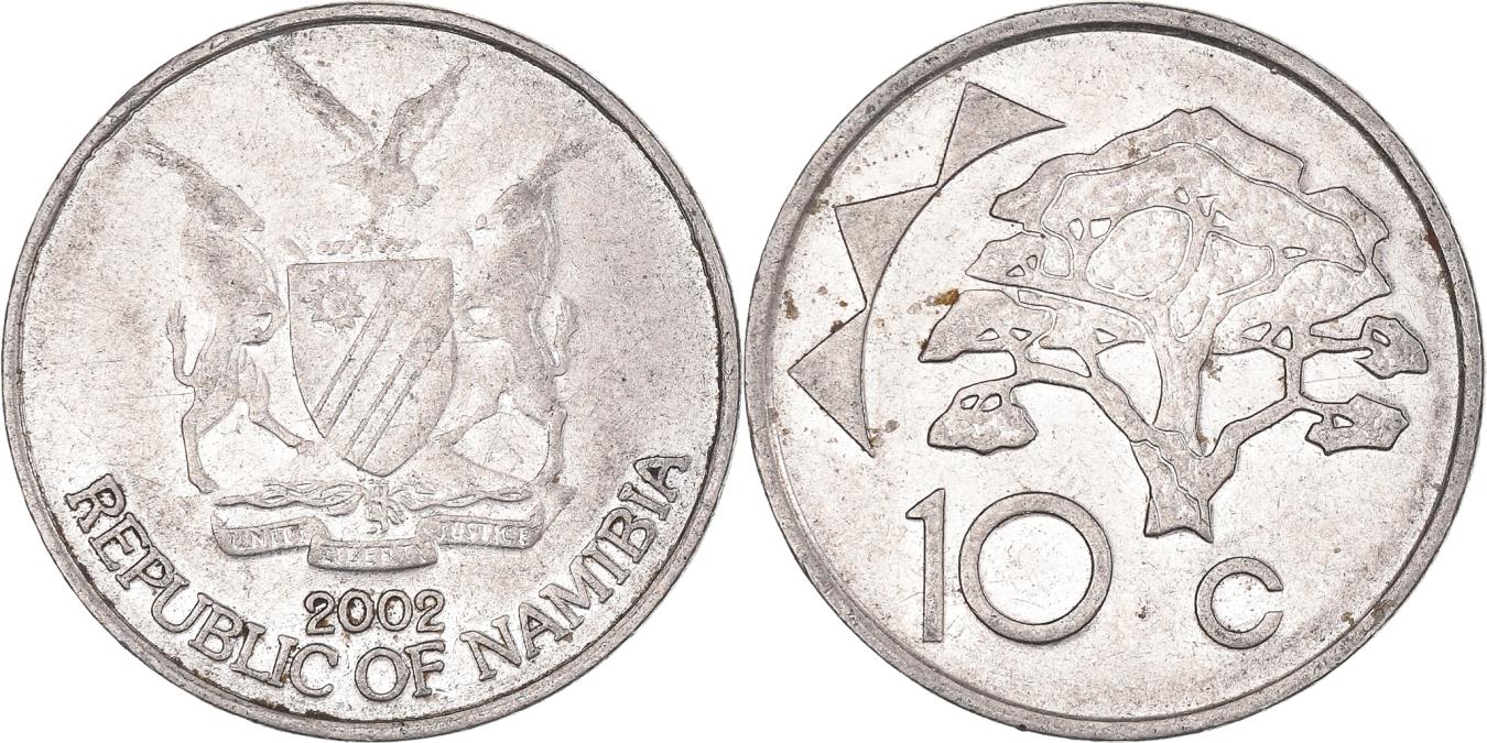 Coin, Namibia, 10 Cents, 2002 | African Coins