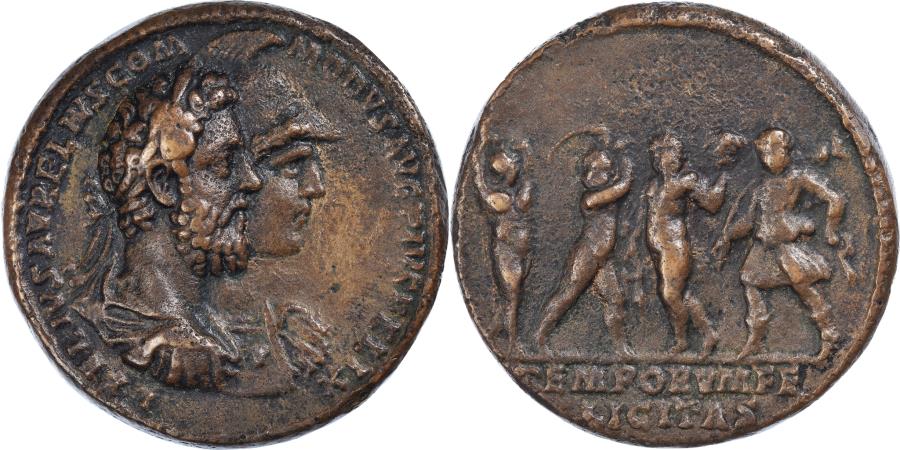Coin, Commodus, Cast Paduan Medallion, 16-17th century, , Bronze