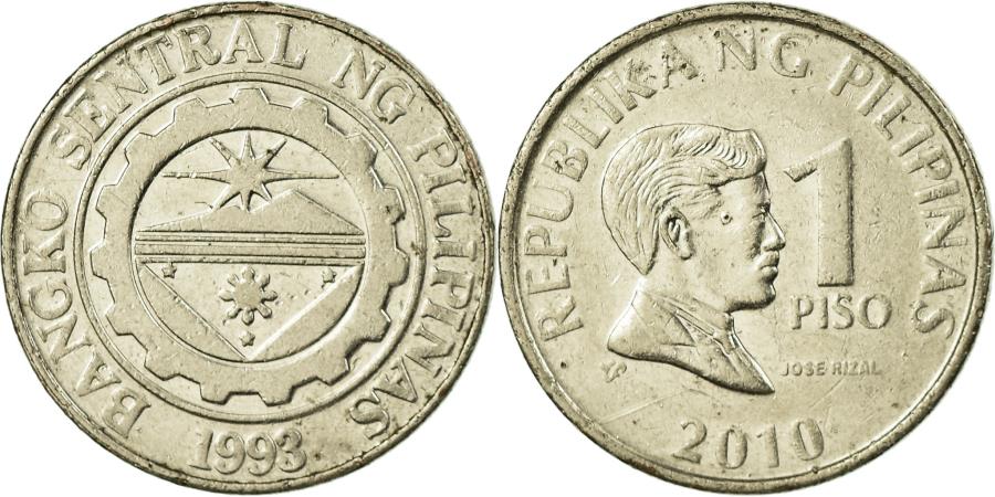 Coin, Philippines, Piso, 2010, , Nickel plated steel, KM:269a