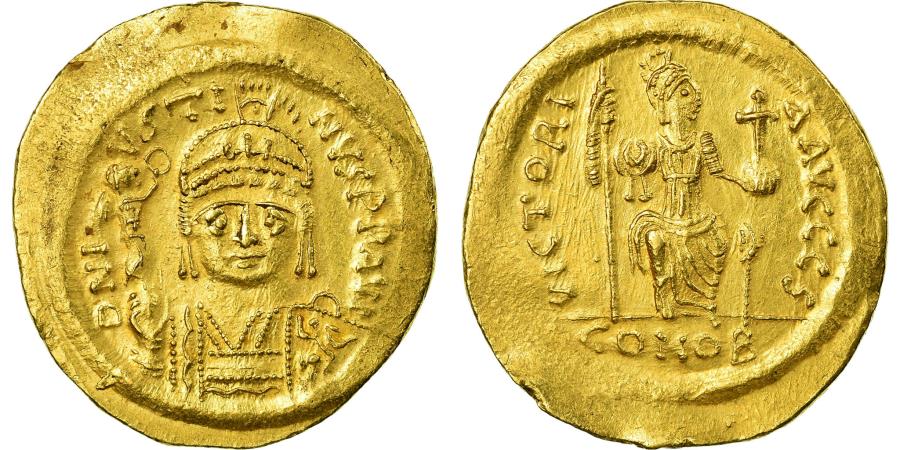 Coin, Justin II, Solidus, Constantinople, , Gold, Sear:345 | Byzantine ...