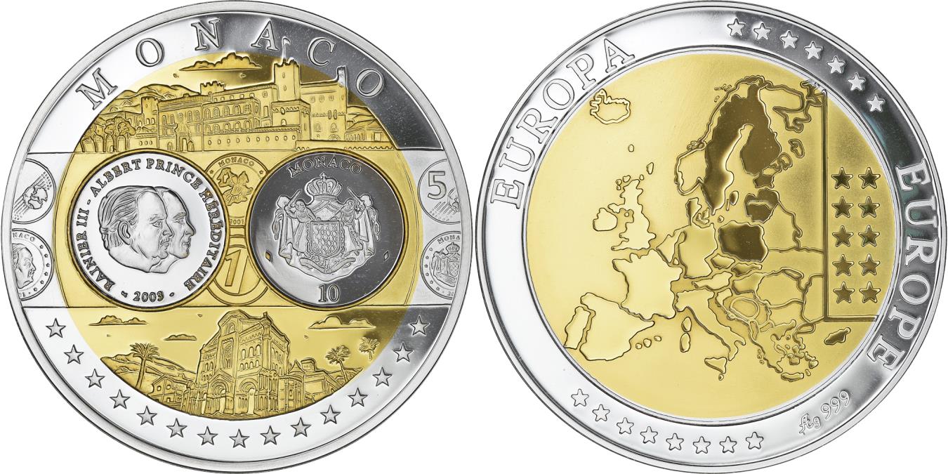 Monaco, Medal, Europe, Rainier III, 2003, , Silver | Tokens & Medals