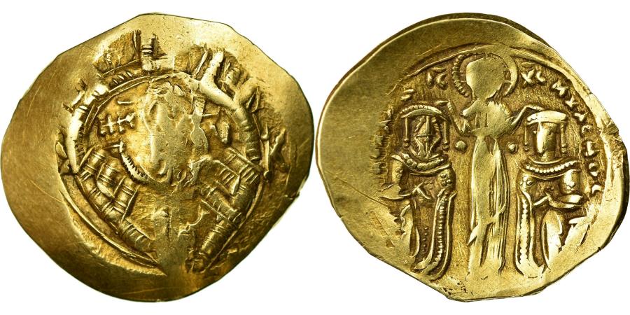 Coin, Andronicus II Palaeologus, Hyperpyron, 1325-28, Constantinople,