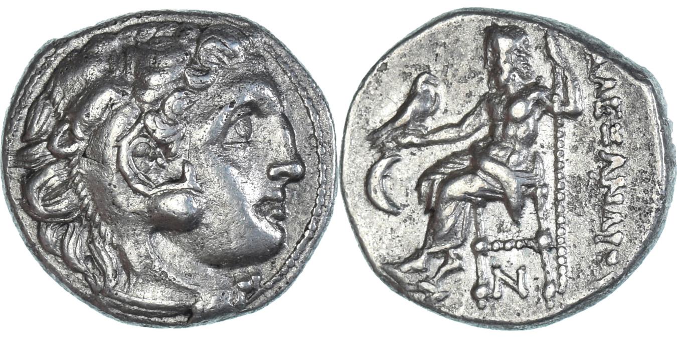 Coin, Kingdom of Macedonia, Alexander III, Drachm, 310-301 BC, Colophon