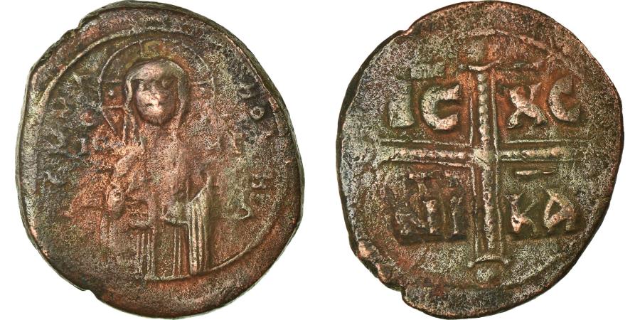 Coin, Michael IV, Follis, 1034-1041, Constantinople, , Copper