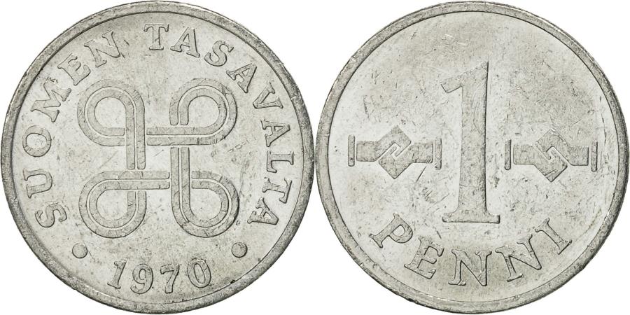 Finland, Penni, 1970, , Aluminum, KM:44a | European Coins