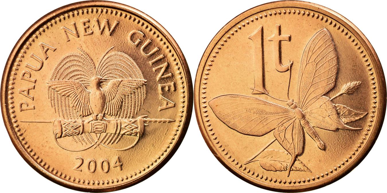 Coin, Papua New Guinea, Toea, 2004, , Bronze, KM:1 | Australian ...