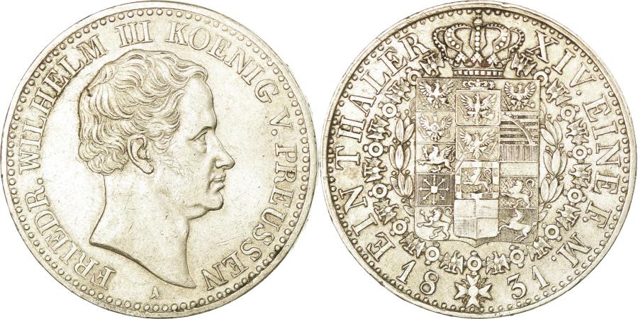 Coin, German States, PRUSSIA, Friedrich Wilhelm III, Thaler, 1831, Berlin
