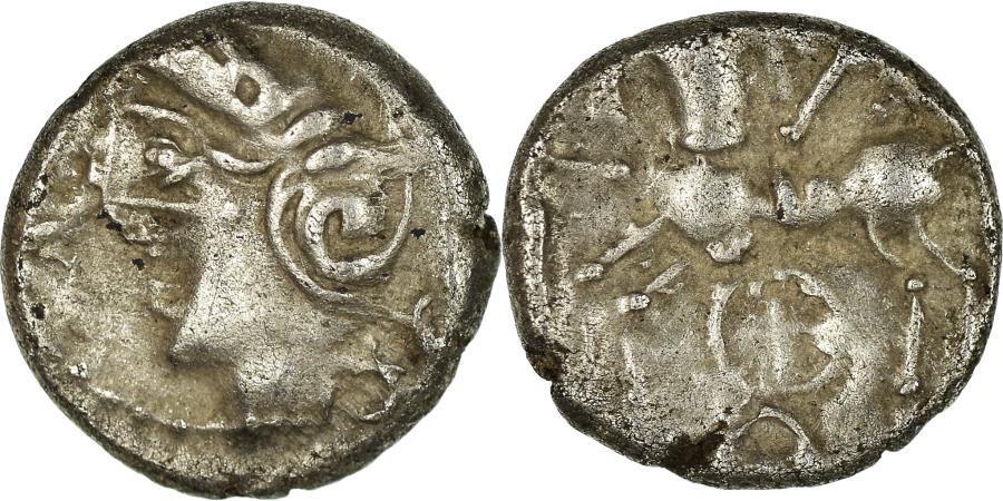 Coin, Kaletedoy, Lingones, Quinarius, , Silver, Delestrée:3195