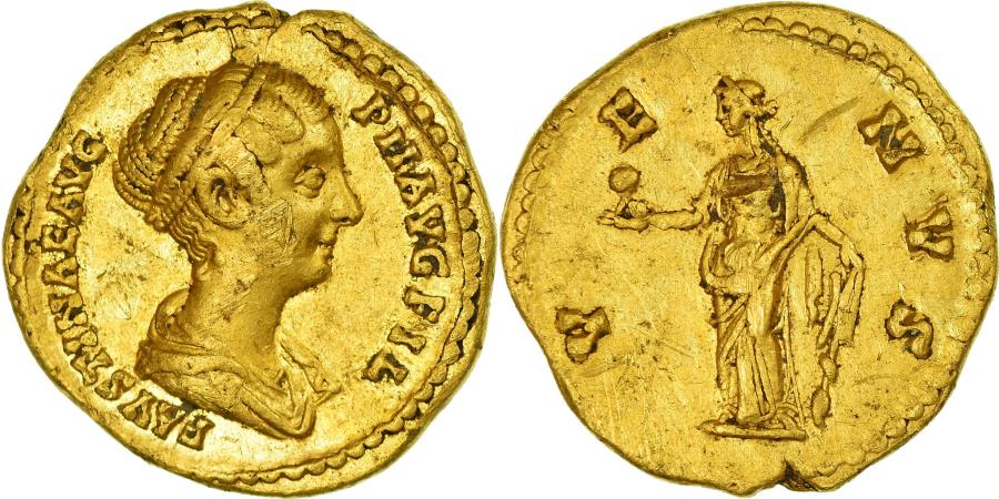 Coin, Faustina II, Aureus, 147-175, Roma, , Gold, RIC:517 | Roman ...