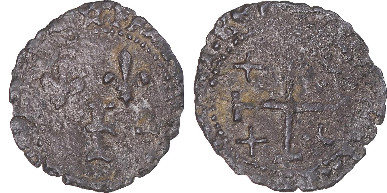Coin, France, François Ier, patac de Provence, Aix-en-Provence,
