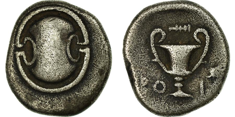 Coin, Boeotia, Thebes, 1/4 Stater, Thebes, , Silver | Greek Coins