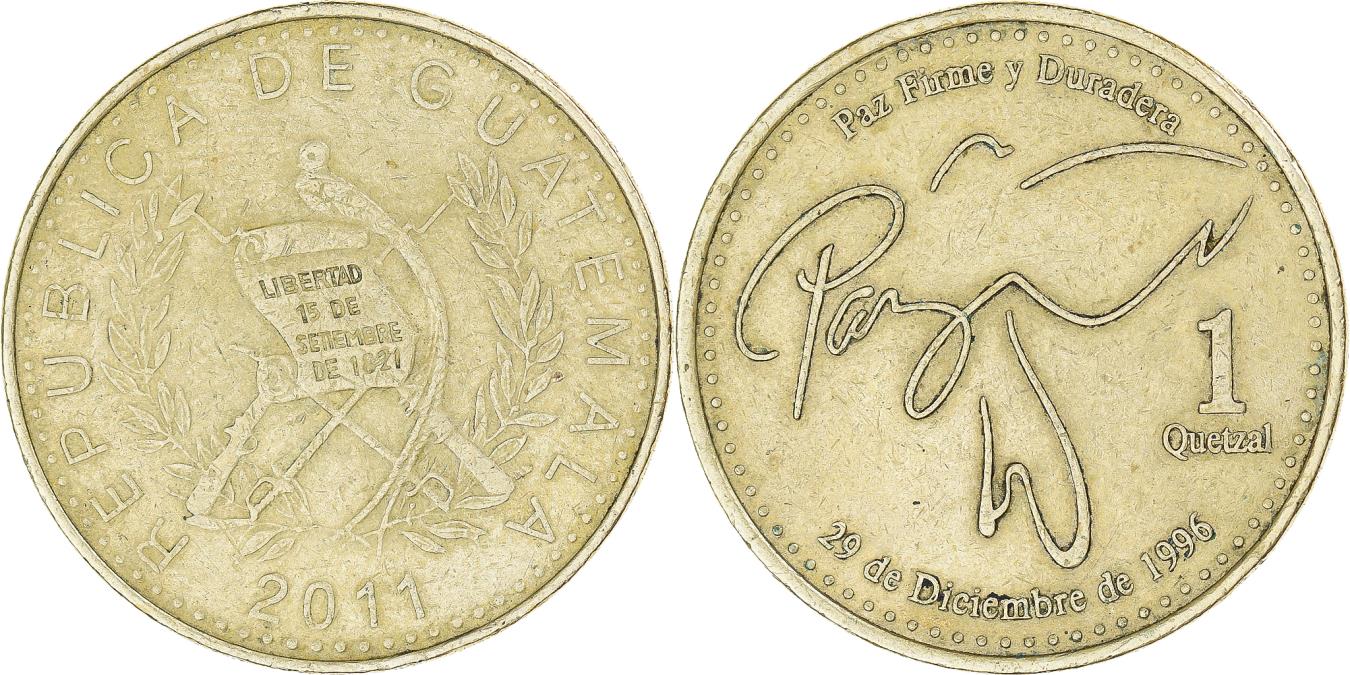 Coin, Guatemala, Quetzal, 2011 | North & Central American and Caribbean ...