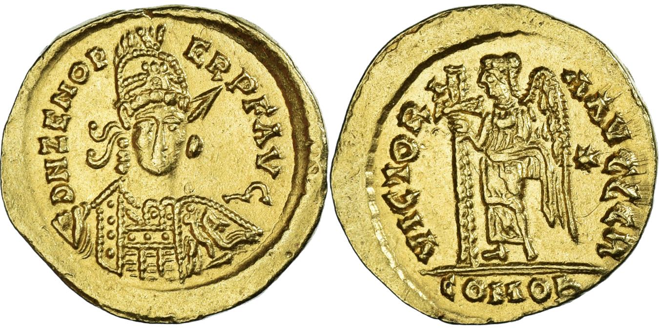 Coin, Pseudo-Imperial, Odoacer, Solidus, 476-489, Rome, , Gold