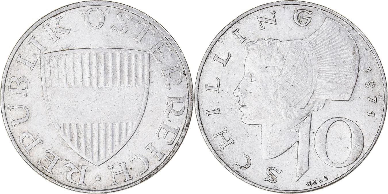 Coin, Austria, 10 Schilling, 1971, , Silver, KM:2882 | European Coins