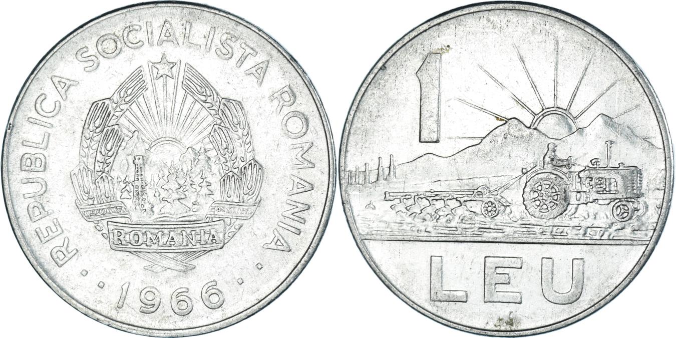 Coin, Romania, Leu, 1966 | European Coins