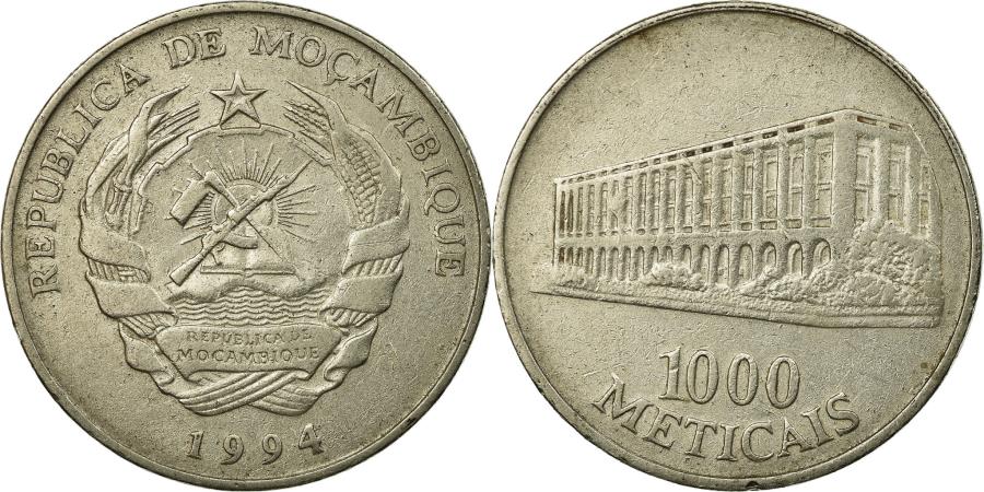 Coin, Mozambique, 1000 Meticais, 1994, Royal Mint, , Nickel Clad Steel