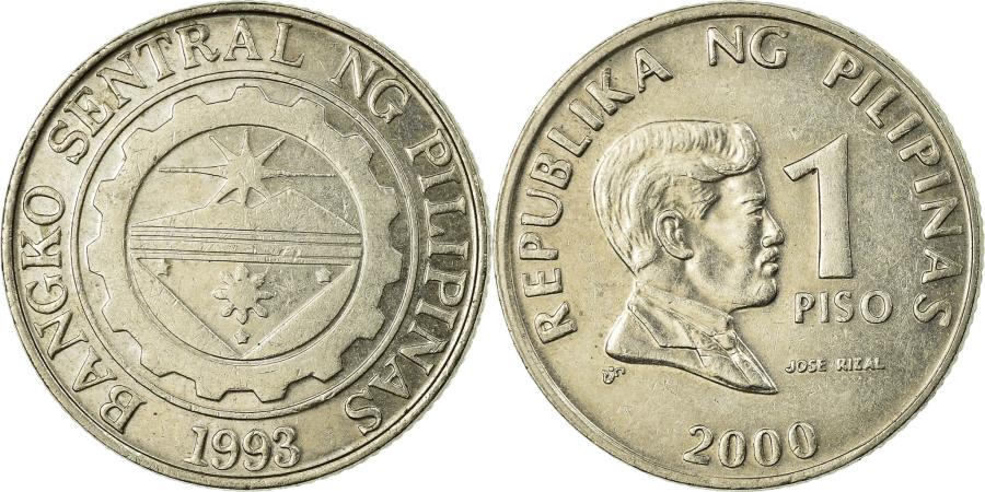 Coin, Philippines, Piso, 2000, , Copper-nickel, KM:269 | Asian and ...
