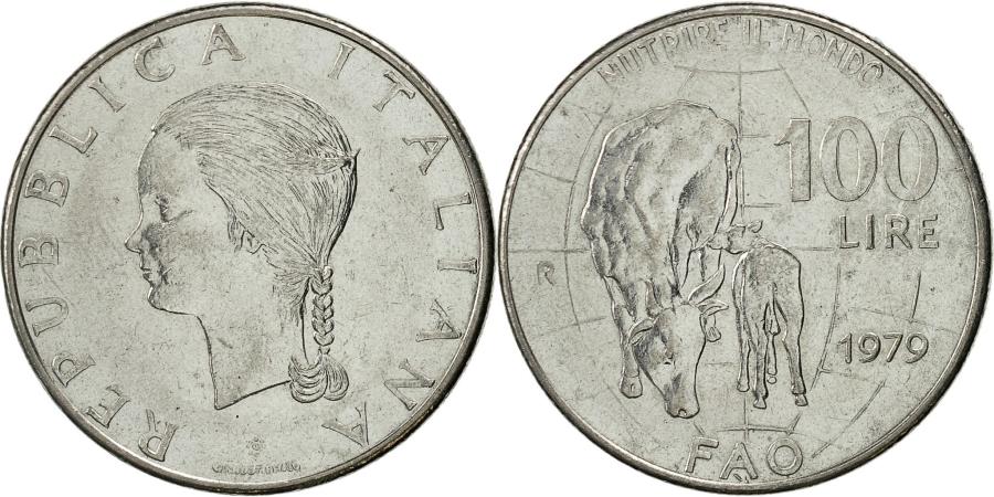 Italy, 100 Lire, 1979, Rome, , Stainless Steel, KM:106 | European Coins Italy, 100 Lire, 1979, Rome, , Stainless Steel, KM:106 | European Coins
