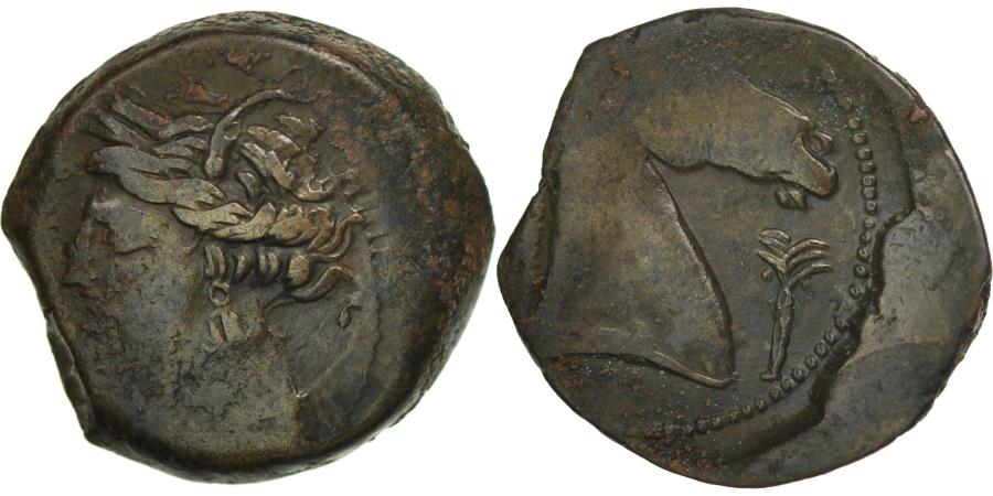 Zeugitana, Shekel, 300-264 BC, Carthage, , Copper, SNG Cop:175