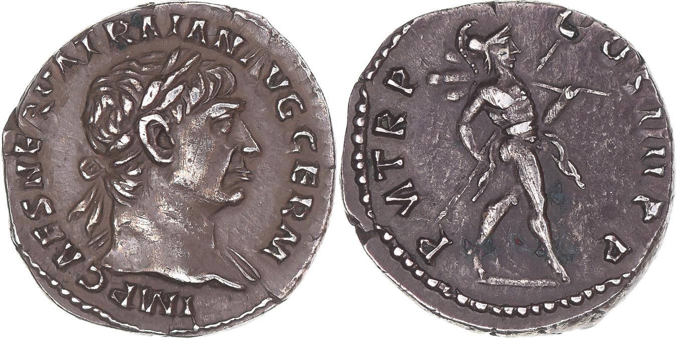 Coin, Trajan, Denarius, 101-102, Rome, , Silver, RIC:52 | Roman ...