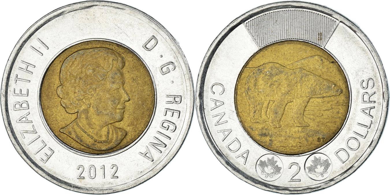 Coin, Canada, 2 Dollars, 2012 | North & Central American and Caribbean ...