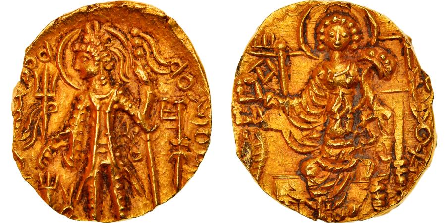 Coin, Kushan Empire, Shaka, Stater, 300-330, , Gold