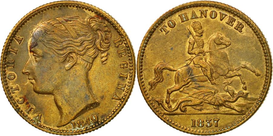 United Kingdom , Token, Game, Victoria Régina to Hanover, 1837,