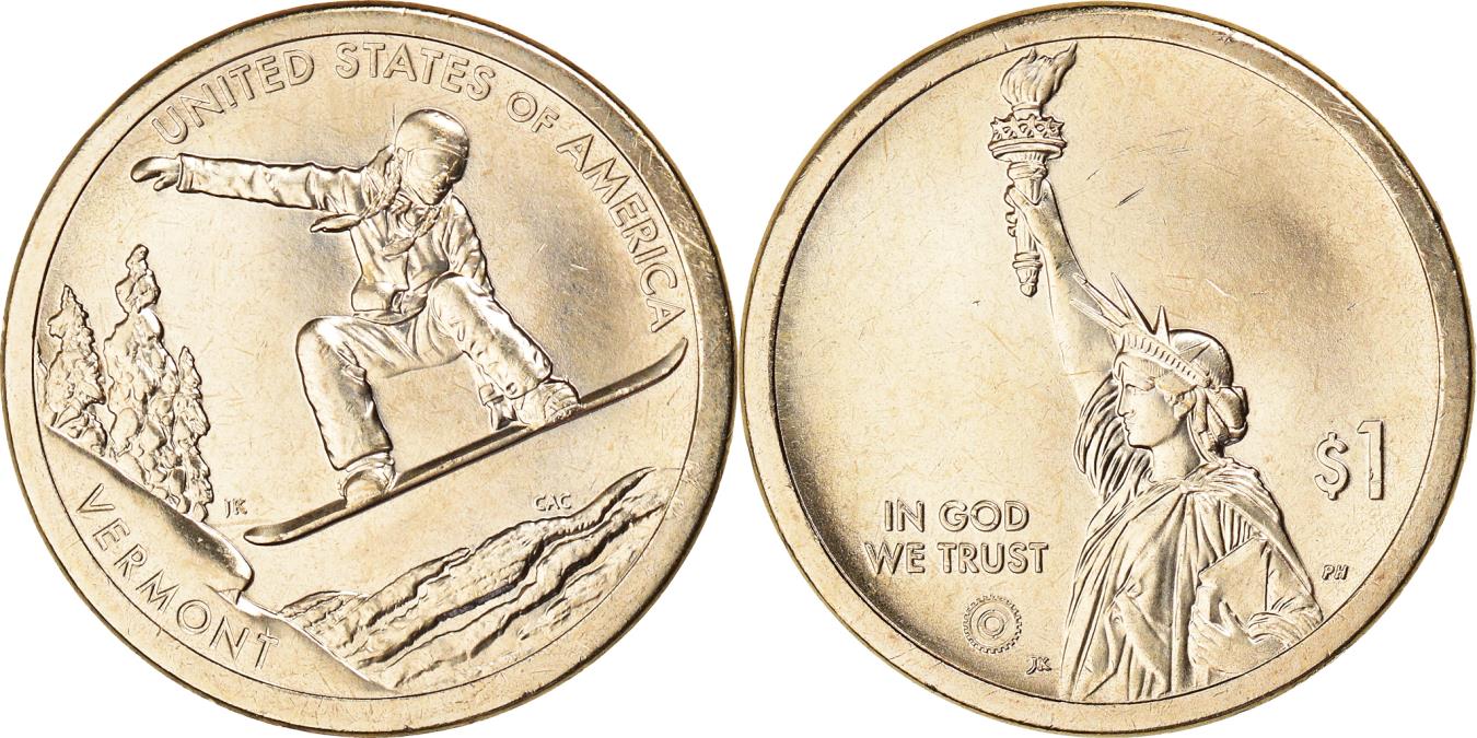 Coin, United States, Dollar, 2022, Philadelphia, American Innovation ...