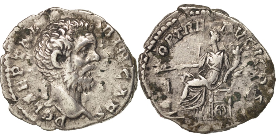 Clodius Albinus, Denarius, 194-195, Roma, , Silver | Roman Imperial Coins