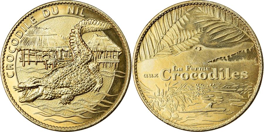 France, Token, Pierrelatte - La ferme aux crocodiles - Le crocodile du Nil