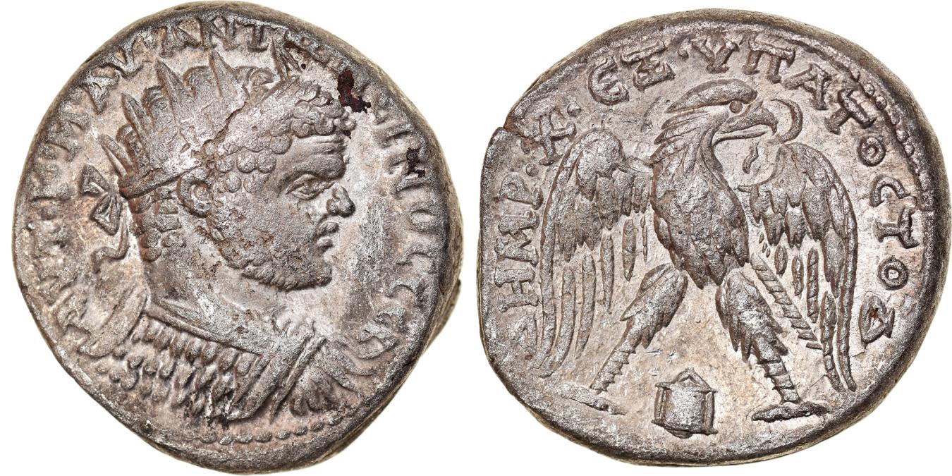 Coin, Mesopotamia, Caracalla, Tetradrachm, 198-217, Edessa, , Billon