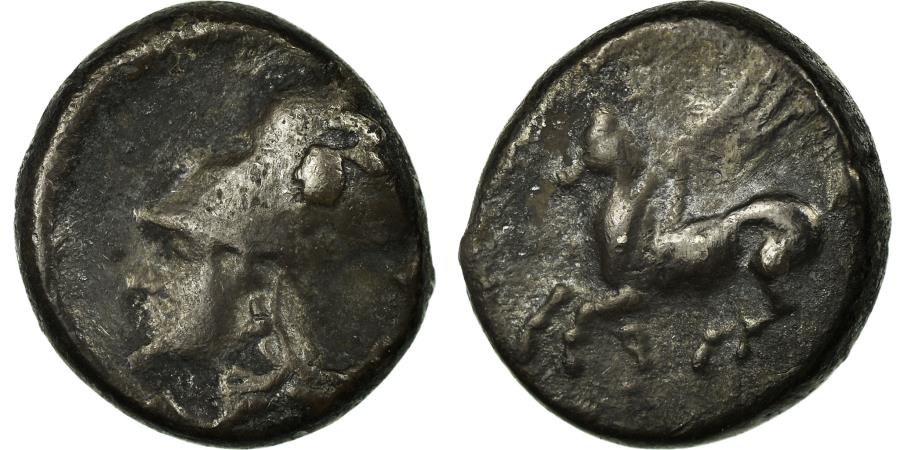Coin, Corinthia, Corinth (350-338 BC), Athena, Stater, Corinth,