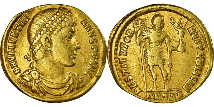 Coin, Valentinian I, Solidus, Antioch, , Gold, RIC:2a-xiii | Roman ...