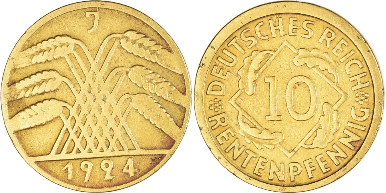 Coin, Germany, 10 Rentenpfennig, 1994 | European Coins