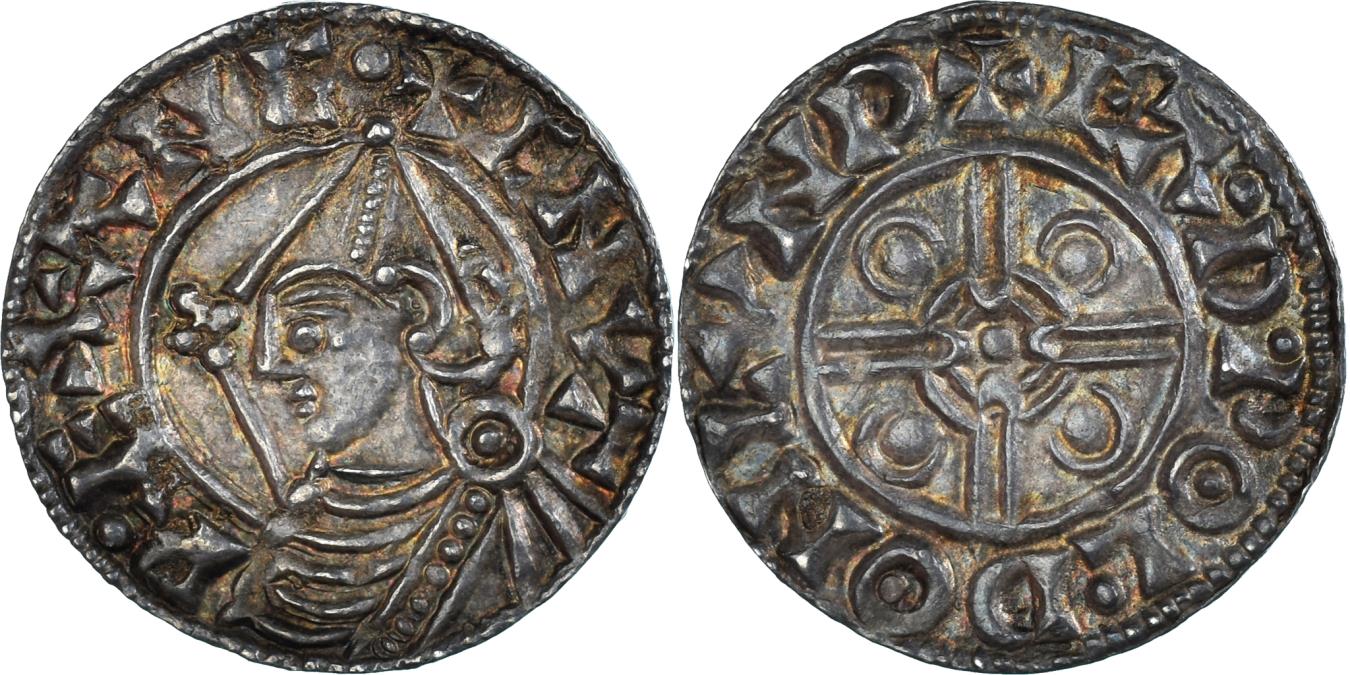 Coin, Great Britain, Anglo-Saxon, Cnut, Penny, ca. 1023-1030, London,