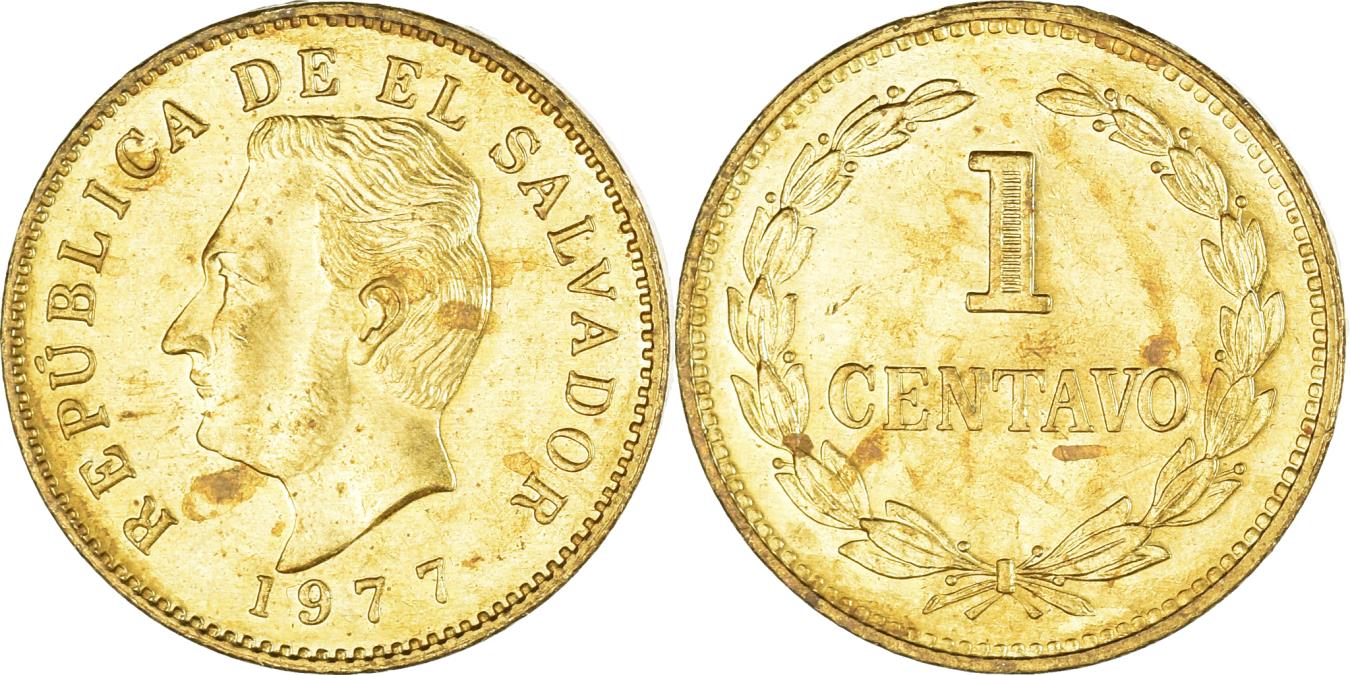 Coin, El Salvador, Centavo, 1977 | North & Central American and ...
