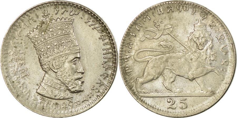 Coin, Ethiopia, Haile Selassie I, 25 Matonas, 1931, , Nickel, KM:30